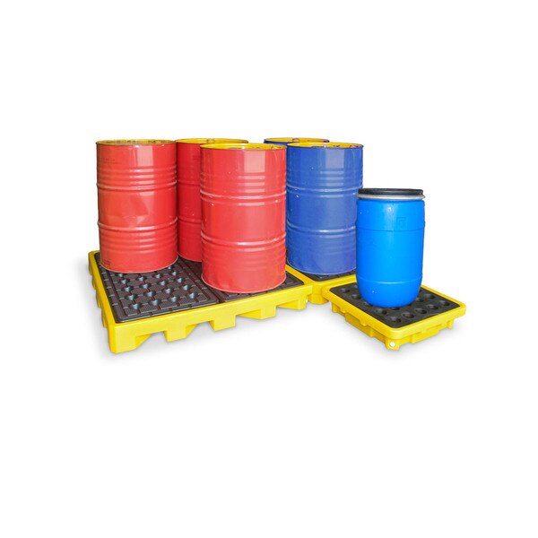 Low Profile Four Drum Spill Deck