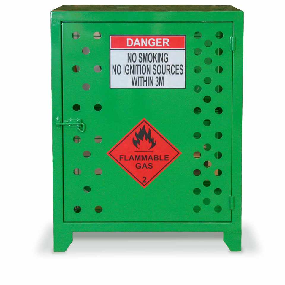 Gas Cylinder Storage Cabinet - 2 Bottle