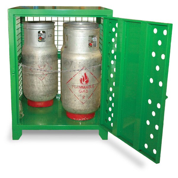 Gas Cylinder Storage Cabinet - 4 Bottle